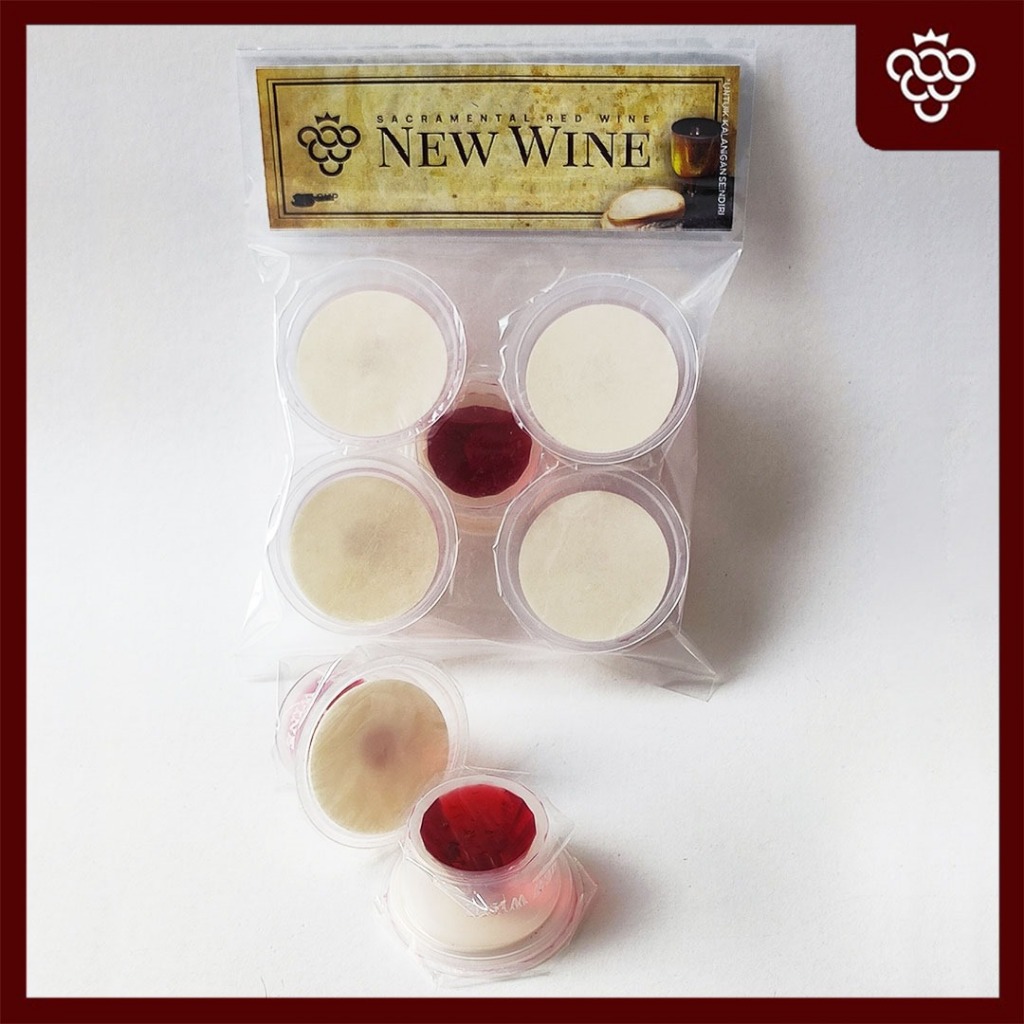 Jual Paket Eksklusif Anggur Perjamuan Kudus Cawan Besar + Hosti Polos ...