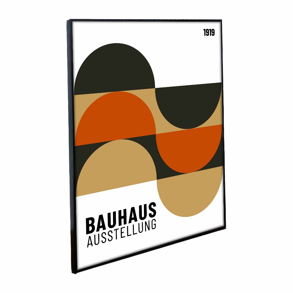 Jual Bauhaus 30x40 cm Frame Block: Poster Aesthetic dengan Gaya Mid ...