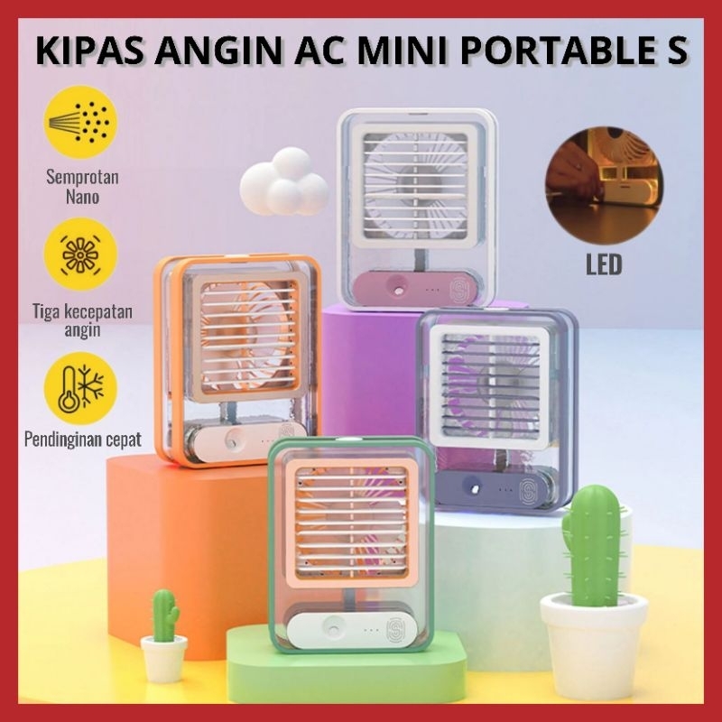 Jual KIPAS ANGIN AC MINI PORTABLE S | Shopee Indonesia