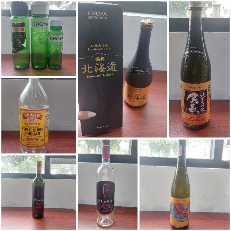 Jual BOTOL KACA BEKAS MINUMAN MOSCATO CHOYA WINE PLAGA 300ML 750ML 1L ...