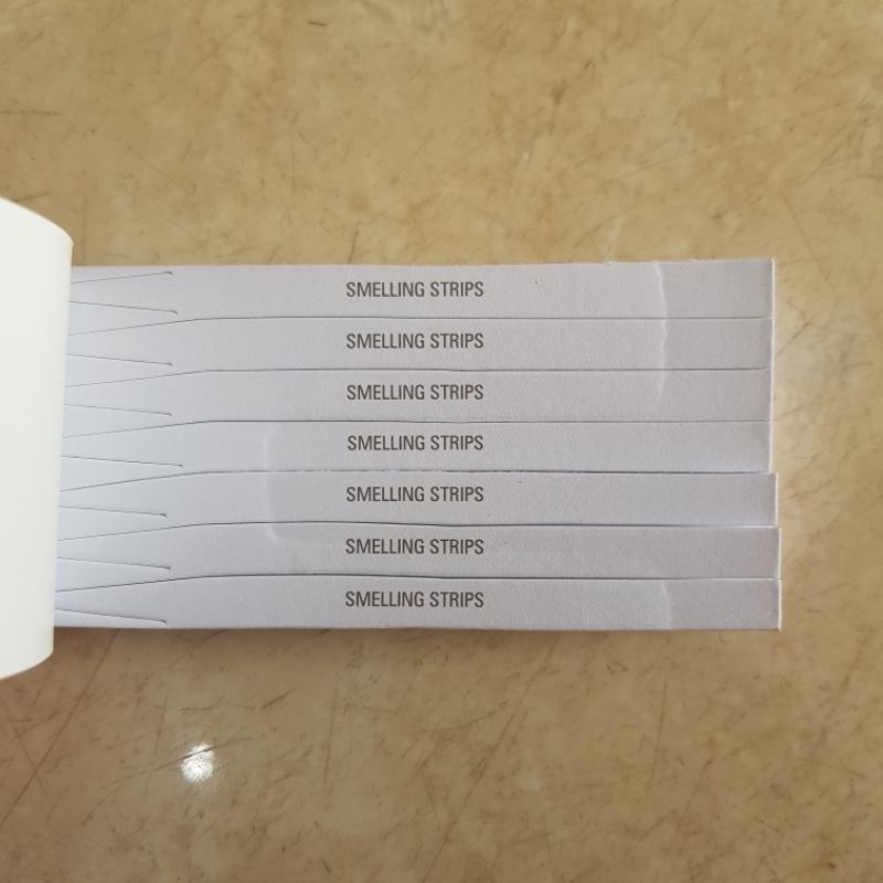 Jual Blotter kertas test parfum / Paper test parfum / Smelling strips ...