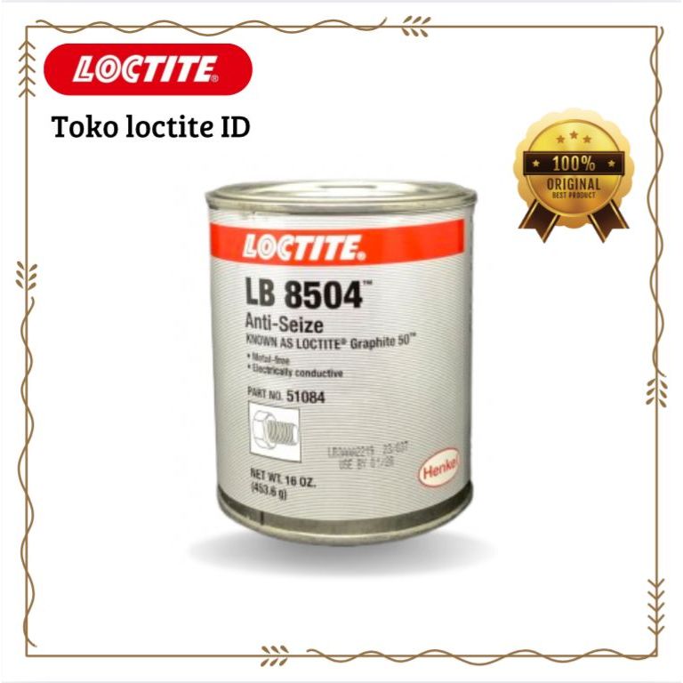Jual loctite LB 8504 anti seize, locteti pelumas ulir drat mur | Shopee ...