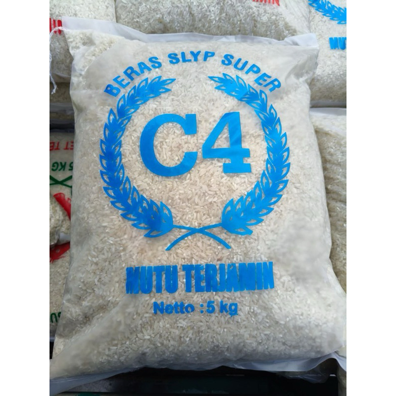 Jual Beras C4 Raja Biru 5 KG | Shopee Indonesia