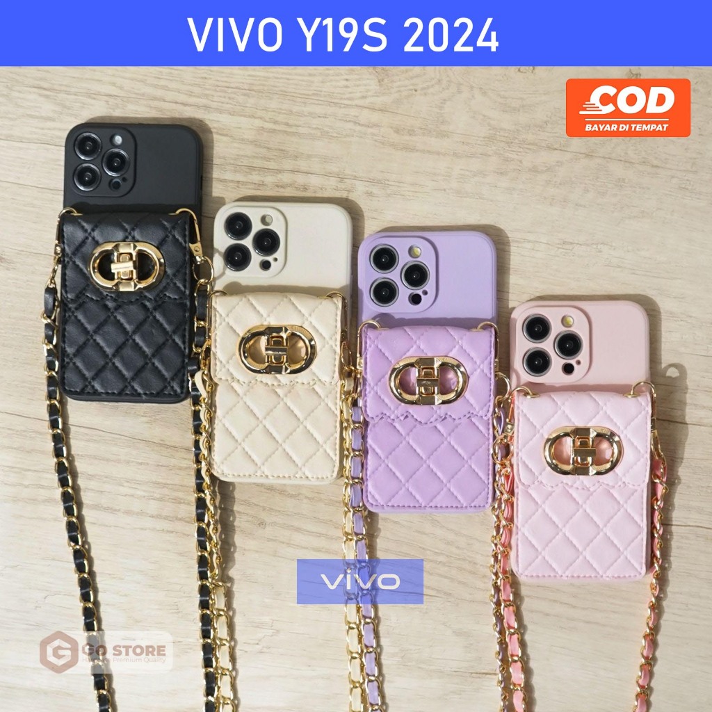 Jual Softcase macaroon Karet lentur model Dompet Di*r + Tali rante 4 ...