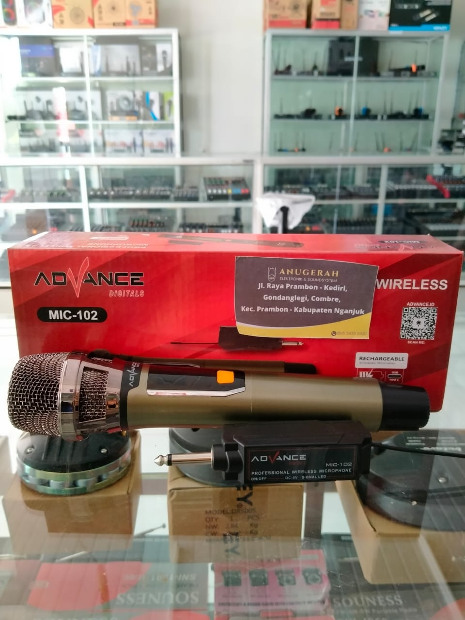 Jual MIC WIRELESS ADVANCE 102 / AD102 | Shopee Indonesia