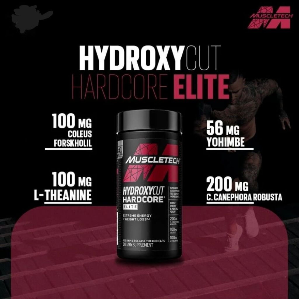 Jual Muscletech Hydroxycut Elite 100 caps fat burner pembakar lemak ...