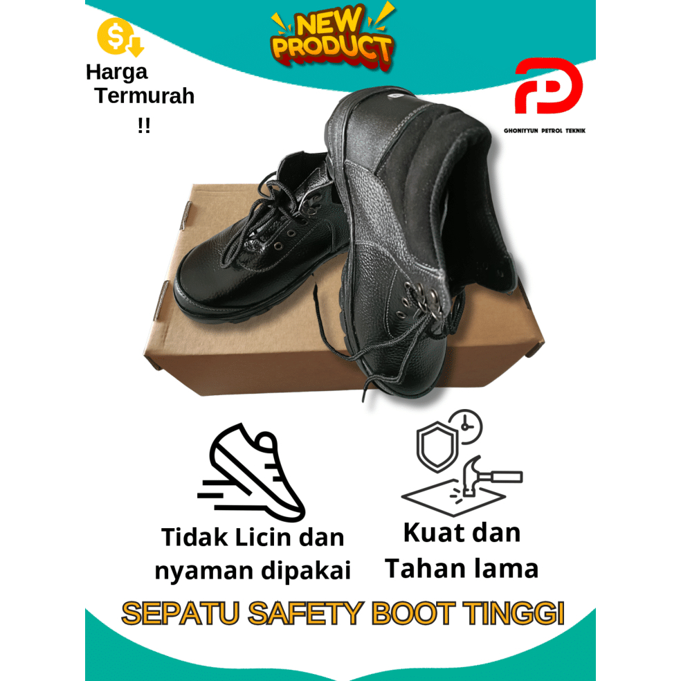 Jual Sepatu Safety Boot Tinggi ( PENGAWAS, OB , OPERATOR ) SPBU ...
