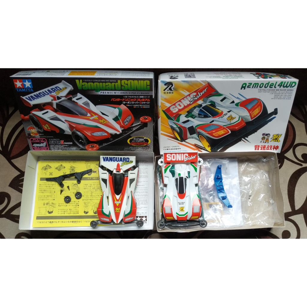 Jual Tamiya Vanguard Sonic Super 2 Chassis S2 dan Sonic Saber Ruize ...