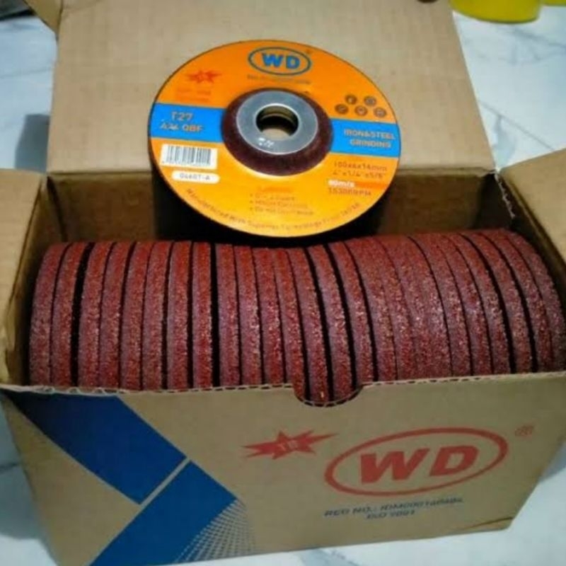 Jual [1KOTAK 25PCS] Batu Gerinda Poles Nippon Resibon 4" Inch x 6mm ...