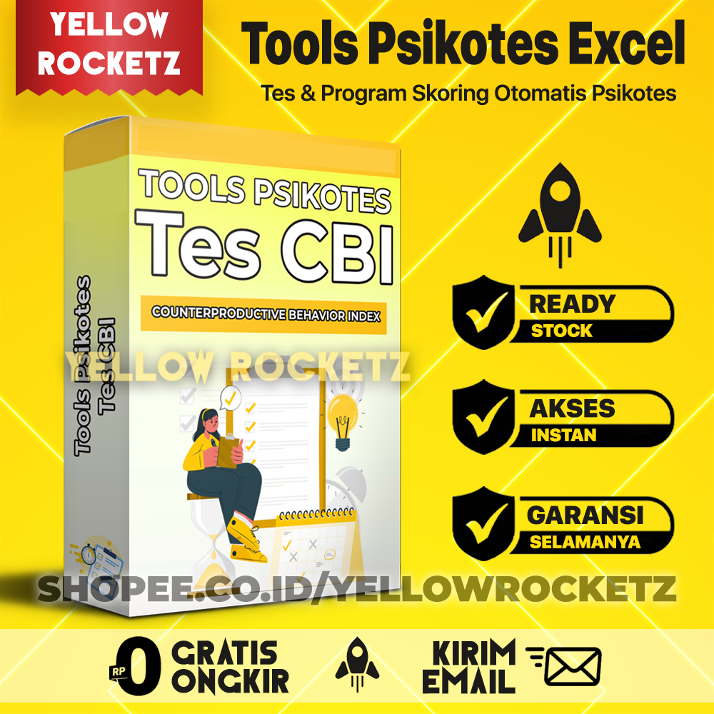 Jual TOOLS PSIKOTES CBI COUNTERPRODUCTIVE BEHAVIOR INDEX (CBI) PROFILE ...