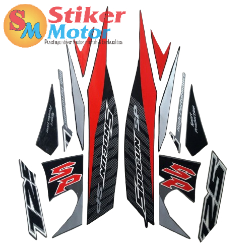 Jual sticker striping body motor suzuki shogun sp 125 tahun 2008 full ...