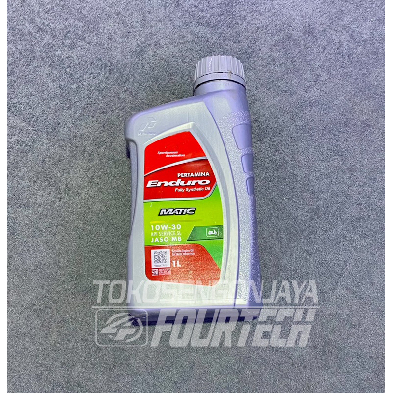 Jual OLI OIL ENDURO MATIC 10W - 30 1Liter PERTAMINA SYNTHETIC OIL ...