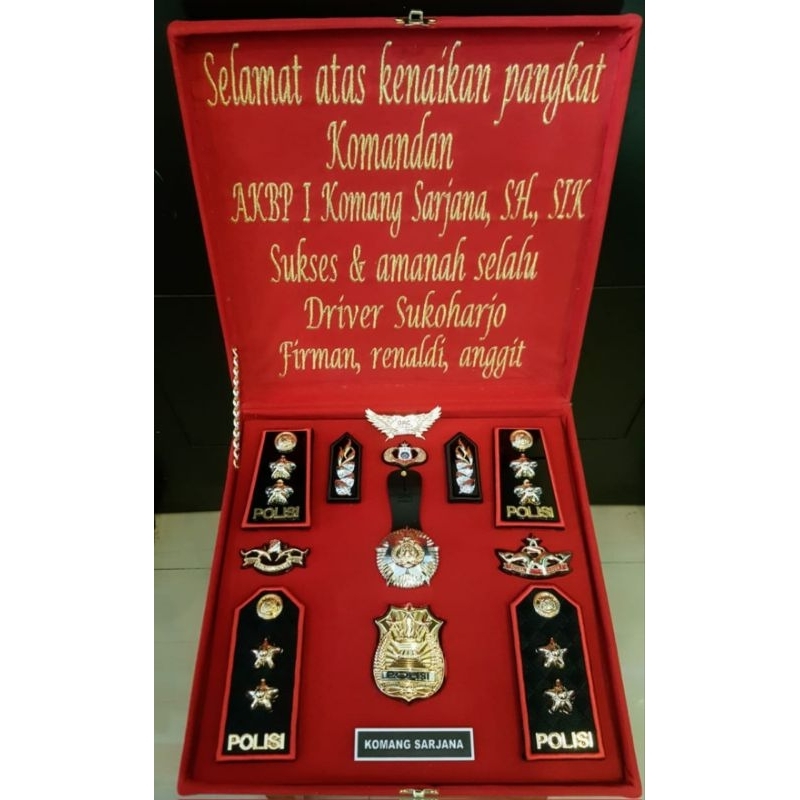 Jual pangkat akbp pdh pdu akbp paket set bok akbp | Shopee Indonesia