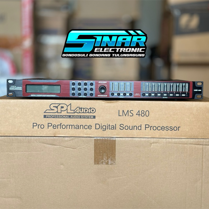 Jual DLMS SPL Audio LMS 480 Digital Sound Processor Original | Shopee Indonesia
