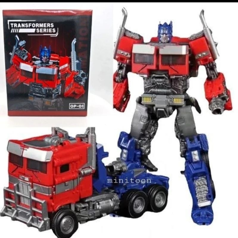 Jual OPTIMUS Robot Diecast Action Figure Deformation Prime | Shopee Indonesia