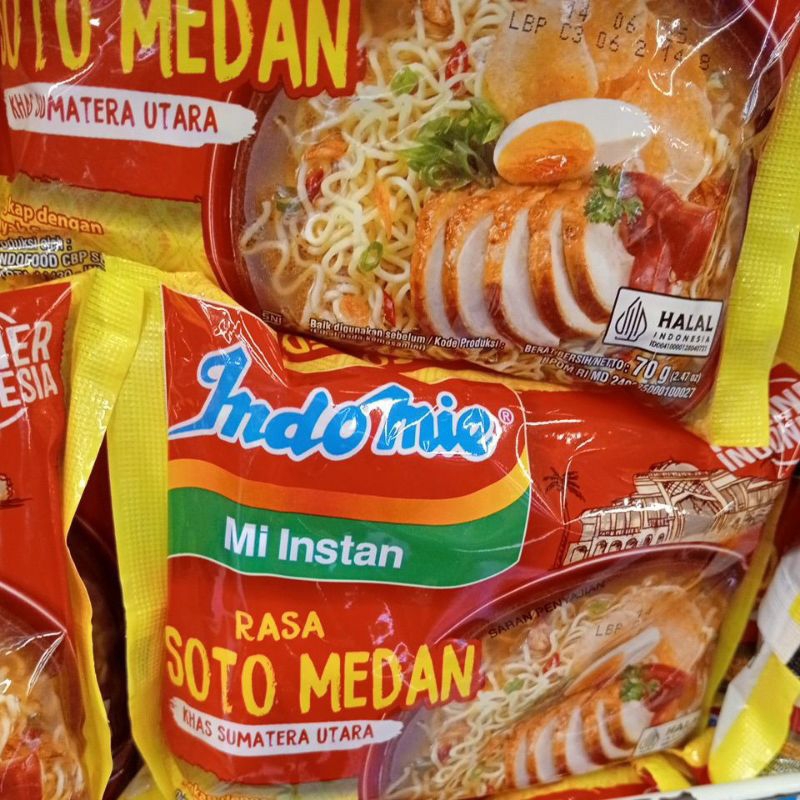 Jual Indomie Rasa Soto Medan Khas Sumatera Utara 70g | Shopee Indonesia