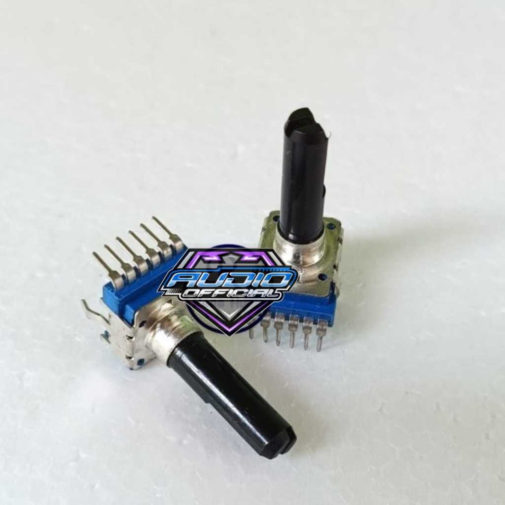 Jual Potensiometer Mikser Stereo 6 pin Kaki Tekuk Volume / Potensio ...