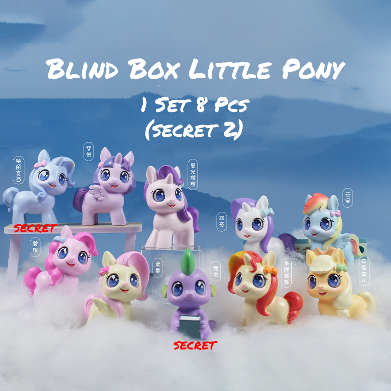 Jual Blind Box Little Pony Beli 1 Box dapat 8 Beda Motif Kotak Buta ...