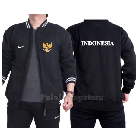 Jual Jaket Bomber Timnas Indonesia Custom Sablon | | Jaket Baseball ...