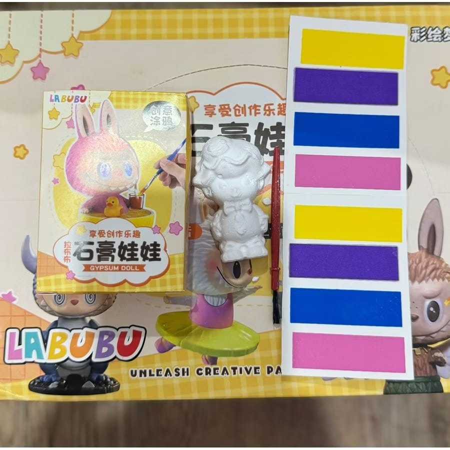 Jual Set Patung Lukis Karakter Sanrio Labubu / Mewarnai Gipsum Edukasi ...