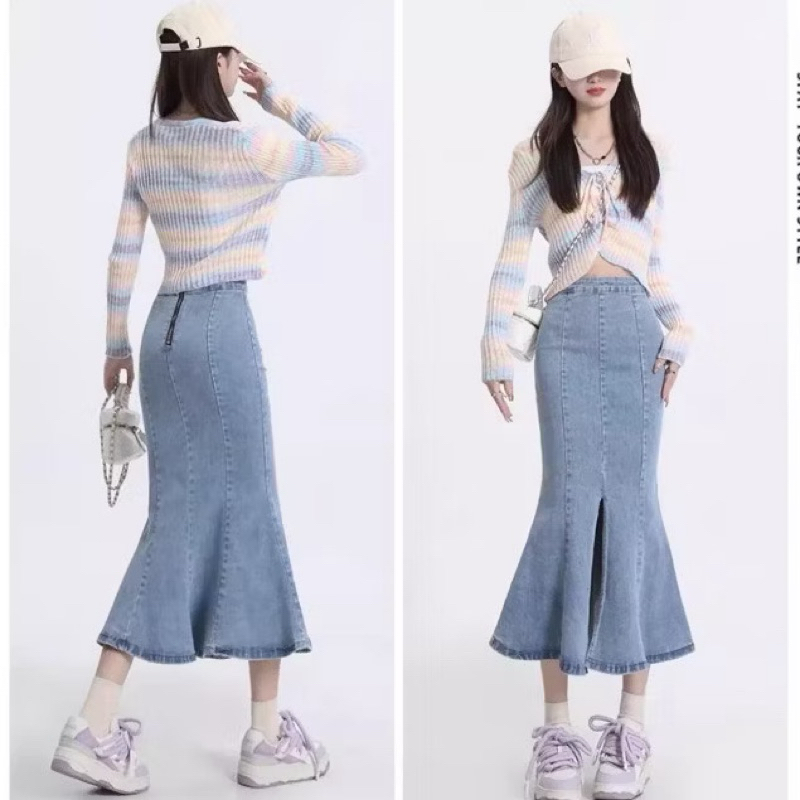 Jual ROK JEANS DUYUNG WANITA MODEL TERBARU DAN TERKINI-ROK JEANS ...