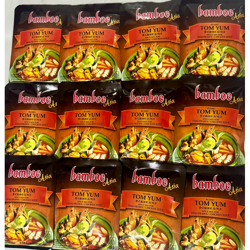 Jual BAMBOE ASIA BUMBU TOMYUM INSTAN 60gr | Shopee Indonesia