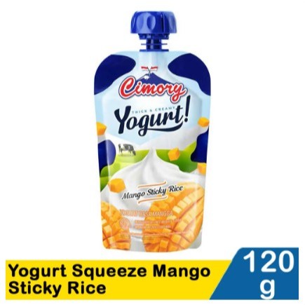 Jual Cimory Squeeze Yoghurt Mango Sticky Rice 120gr | Shopee Indonesia