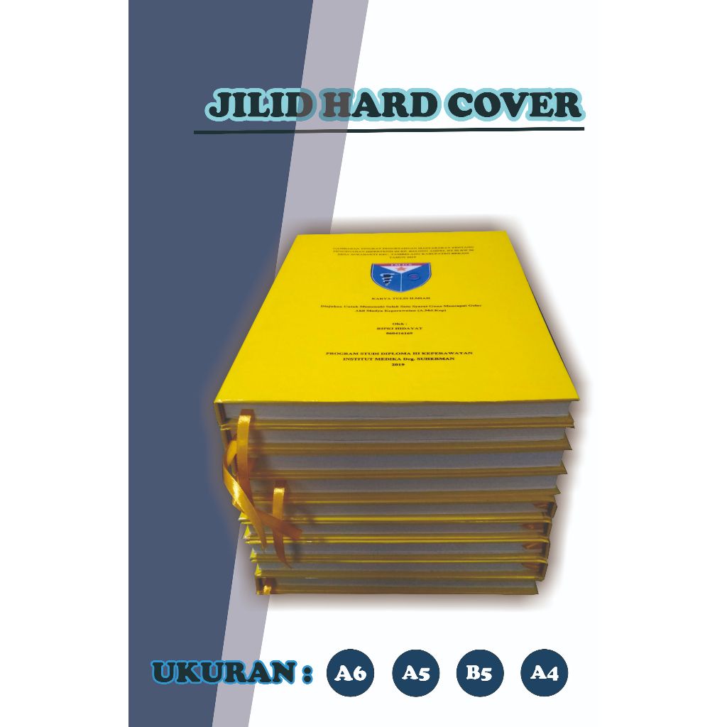 Jual JILID HARDCOVER - HARD COVER A6,A5,B5, A4 Termurah & Cepat ...