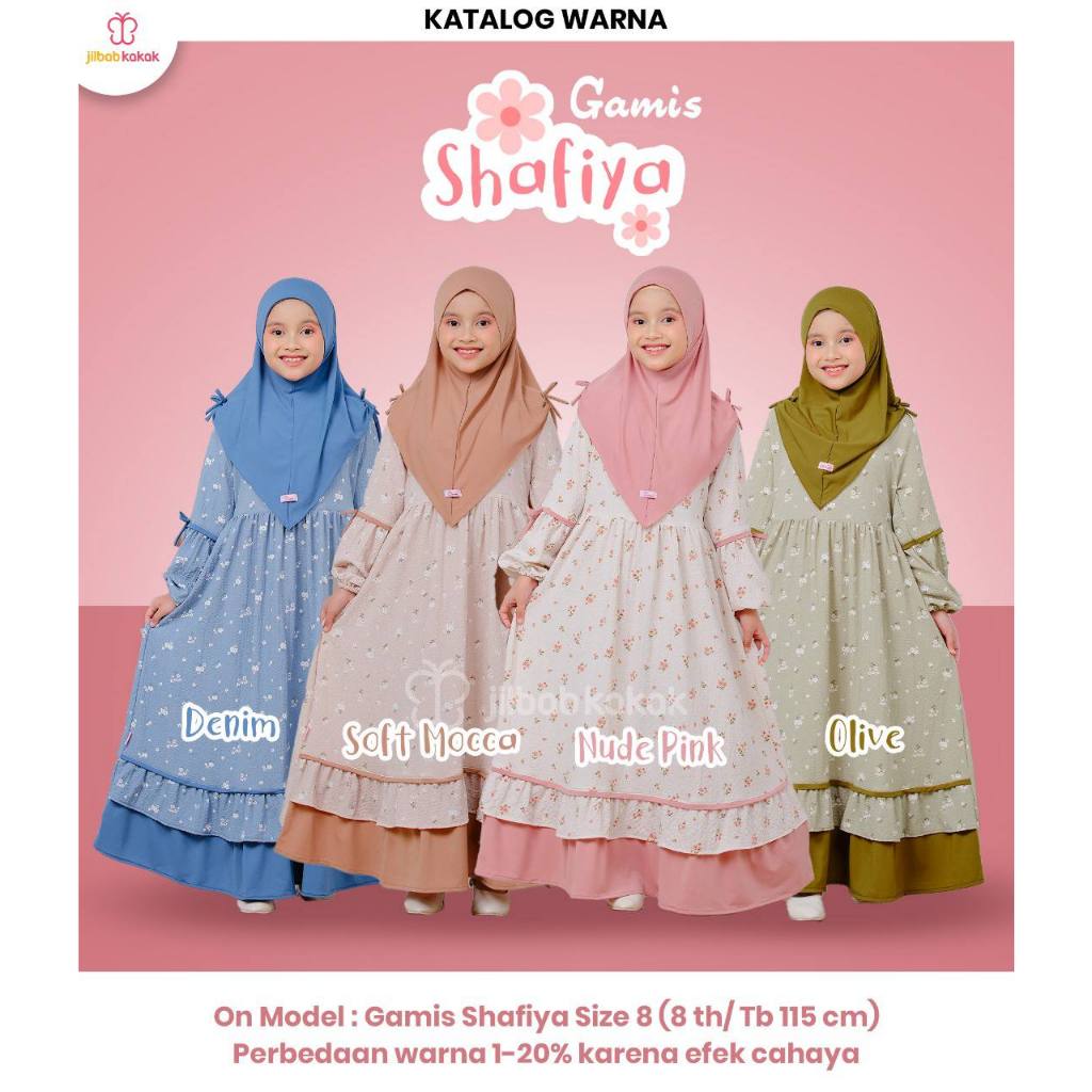 Jual Babyjab Jilbab Kakak Gamis Anak Set Gamis Shafiya 2 Tahun - Remaja ...