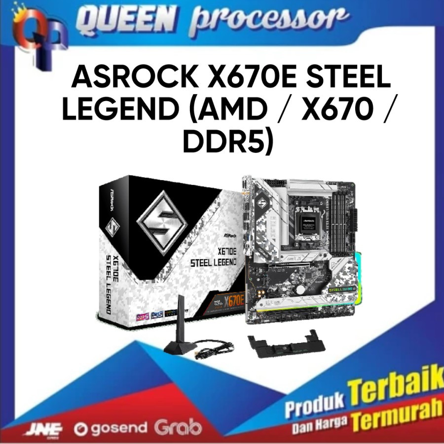 Jual Motherboard ASRock X670E Steel Legend (Am5, X670, Ddr5) | Shopee ...