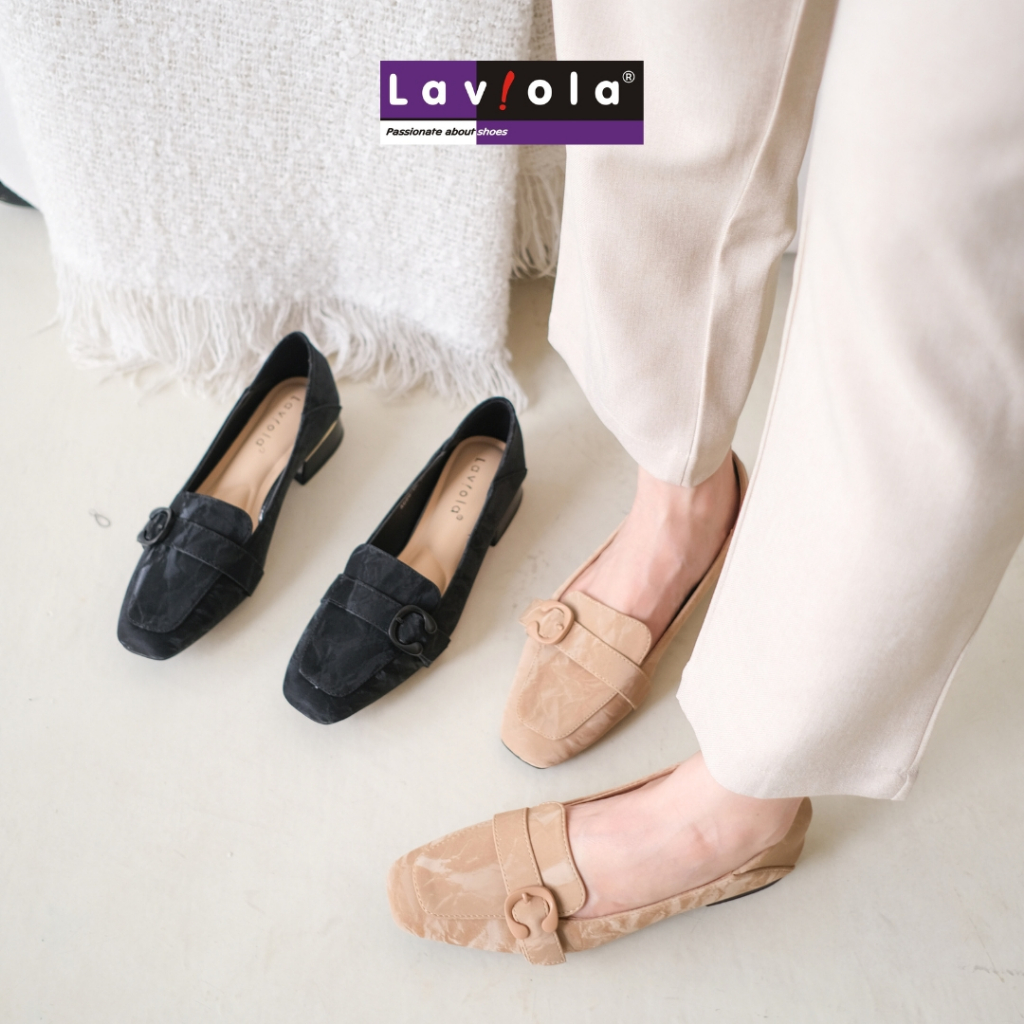 Jual Laviola 4686 FFS - Sepatu Pantofel Wanita Hak Kotak 2 cm | Shopee ...
