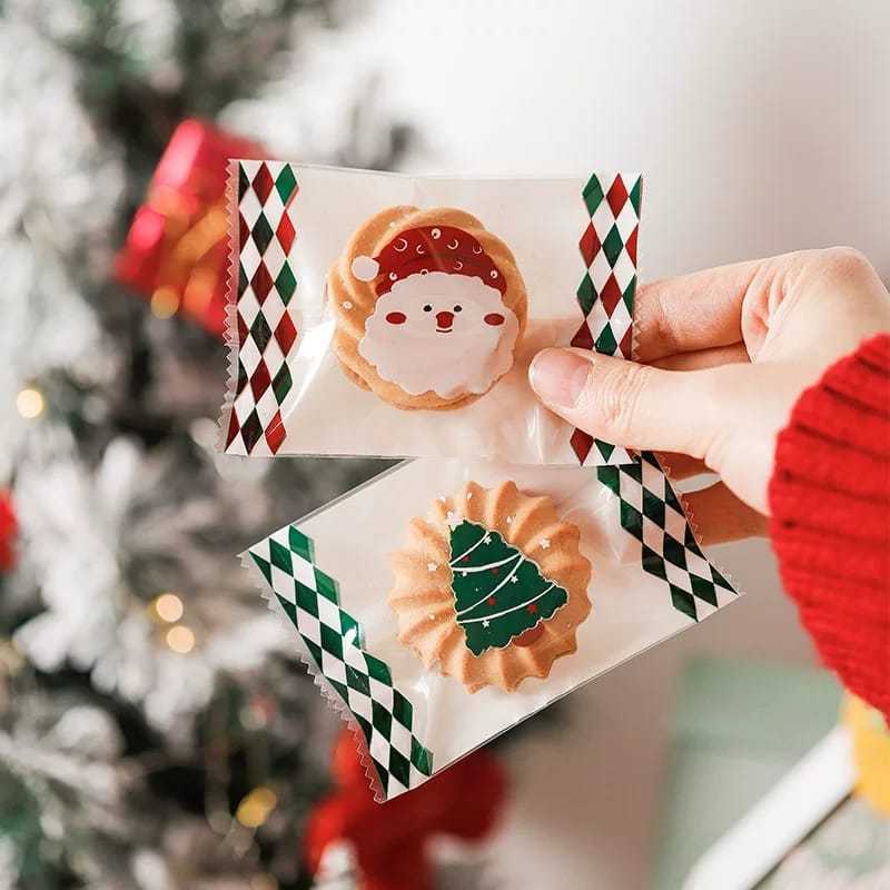 Jual (10pcs)Plastik Cookies Doff OPP Natal/Plastik Kue/Plastik Permen ...