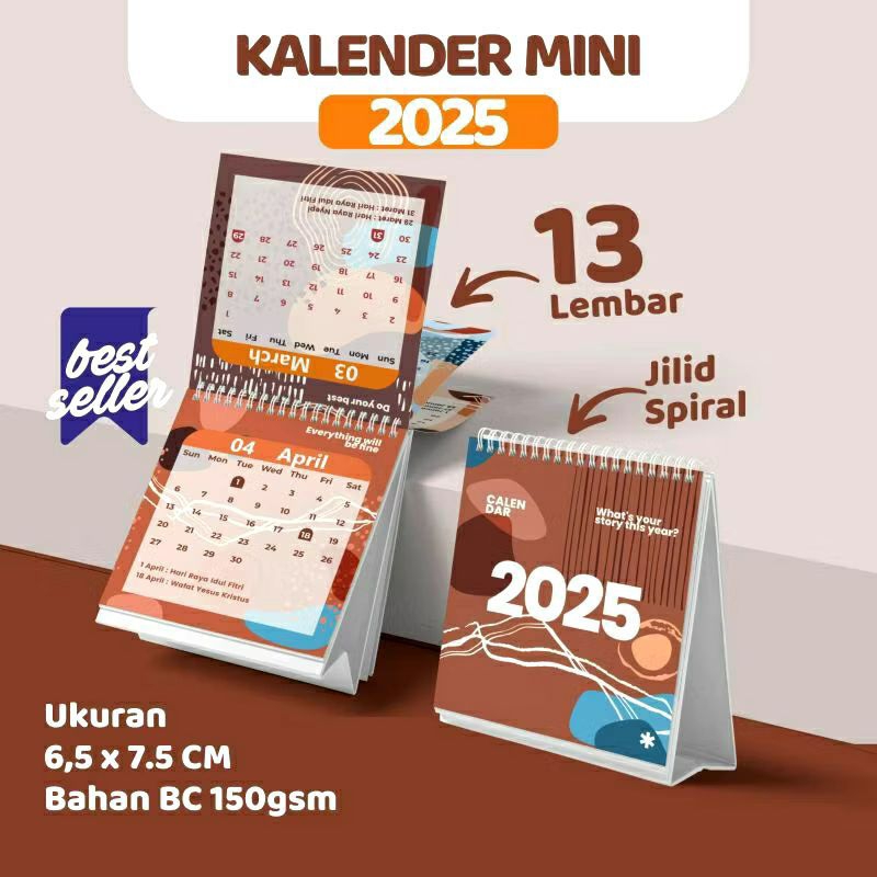 Jual Kalender Mini 2024 FREE GIFT Bonus Akhir Awal Tahun Souvenir ...