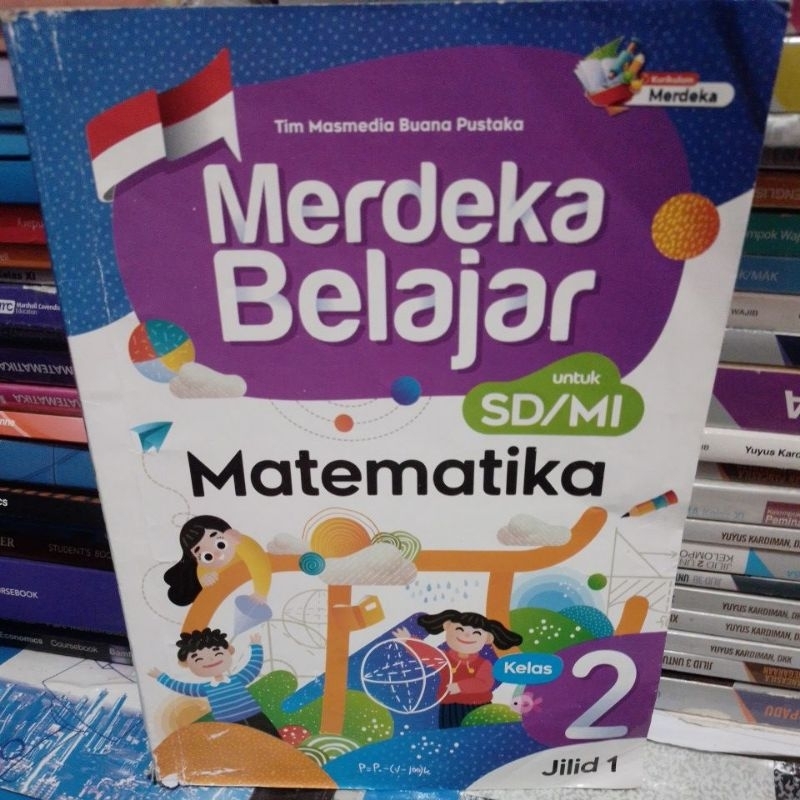 Jual BUKU MERDEKA BELAJAR UNTUK SD/MI MATEMATIKA KELAS 2 JILID 1 KURIKULUM MERDEKA | Shopee ...