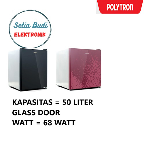 Jual kulkas Polytron Minibar / mini bar portable prh 51 tempered glass ( medan ) | Shopee Indonesia