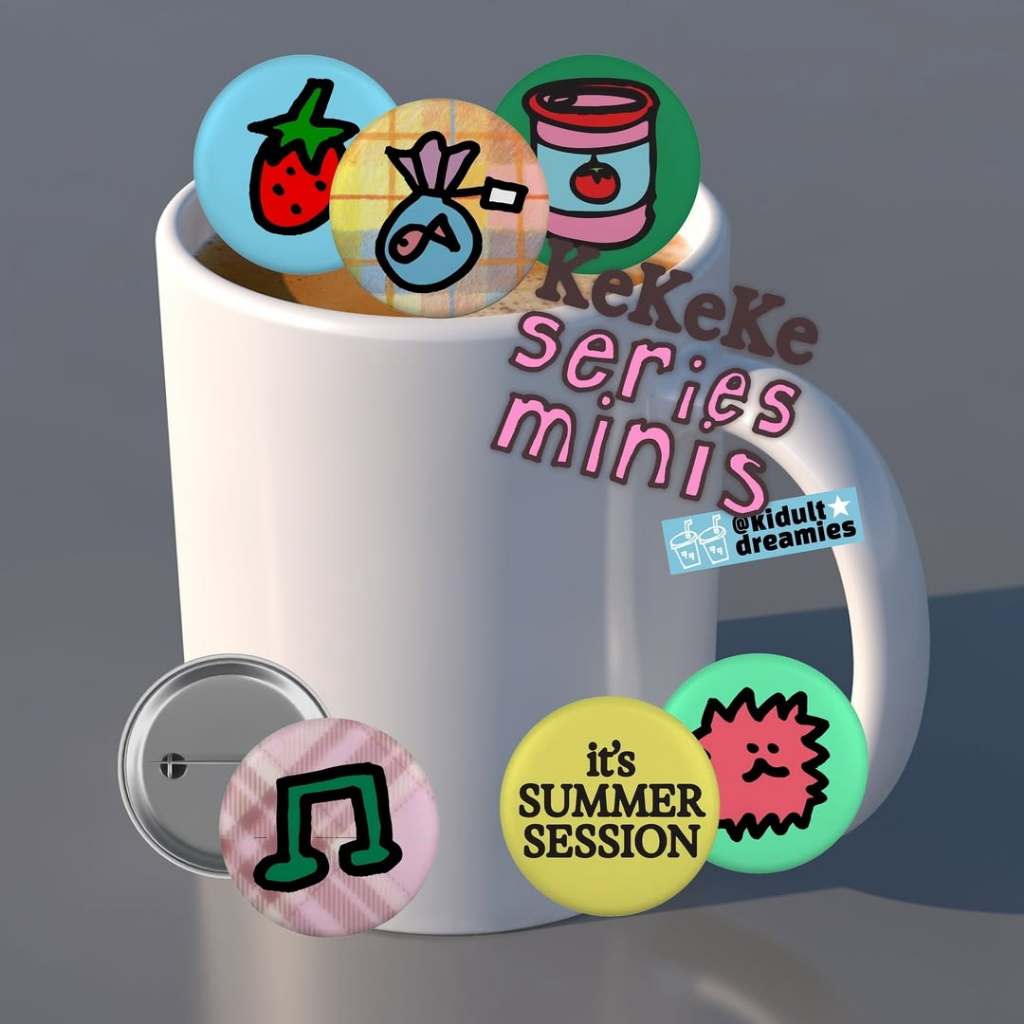 Jual [READY STOCK] KeKeKe Series Minis - Pins (pack of 3) | Shopee ...