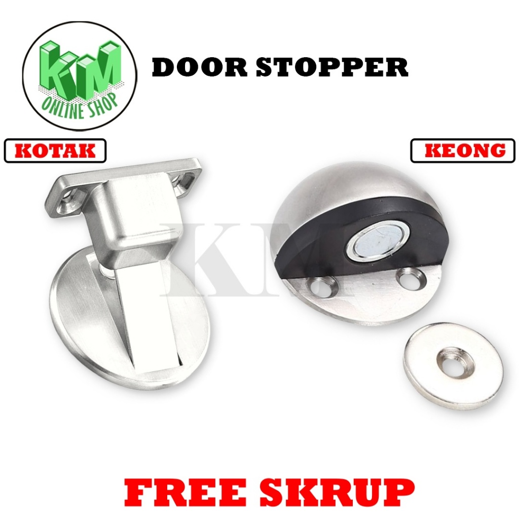 Jual Door Stopper Stainless Magnetic Pengganjal Pintu Door Stop Keong ...