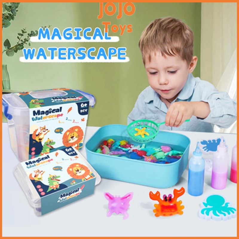 Jual JOJO DIY Mainan Anak Magical Waterscape Cetakan Edukasi Cocok ...
