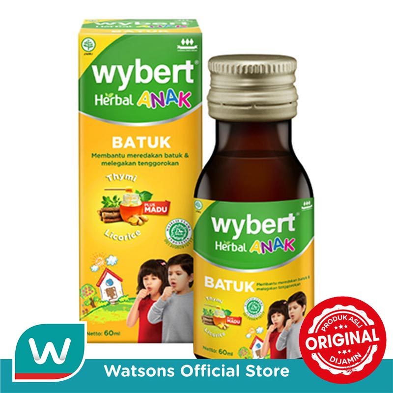 Jual Wybert Batuk Herbal Anak 60 Ml (Syr) | Shopee Indonesia