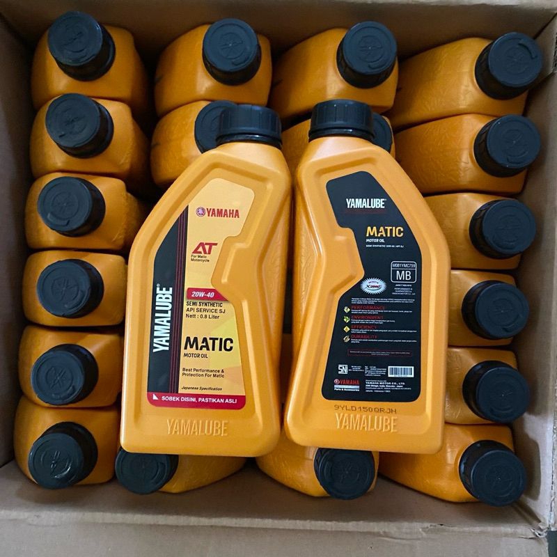 Jual Oli Yamalube Matic 800ml / 0,8L (1dus isi 24 botol) | Shopee Indonesia