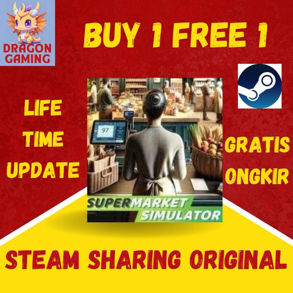 Jual SUPERMARKET SIMULATOR PC STEAM | GAME PC - STEAM SHARING ORIGINAL ...