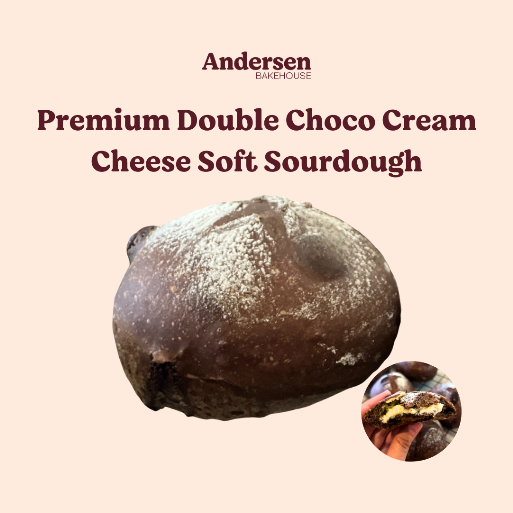 Jual Andersen Bakehouse 4pcs Premium Double Choco Cream Cheese Soft ...