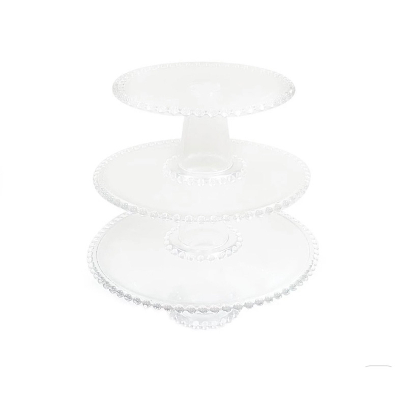 Jual Vicenza Piring Kristal Susun Tiga V218CTP | Shopee Indonesia