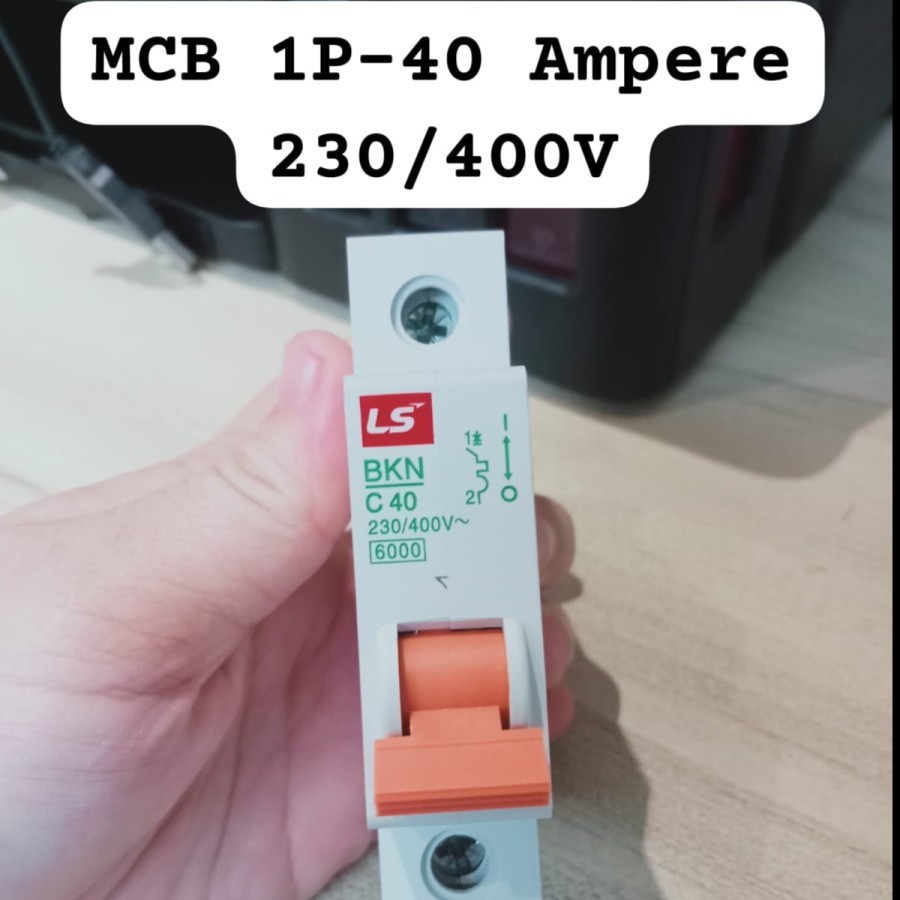 Jual MCB LS BKN-b 1 PHASE 6KA 40A (AMPERE) | Shopee Indonesia