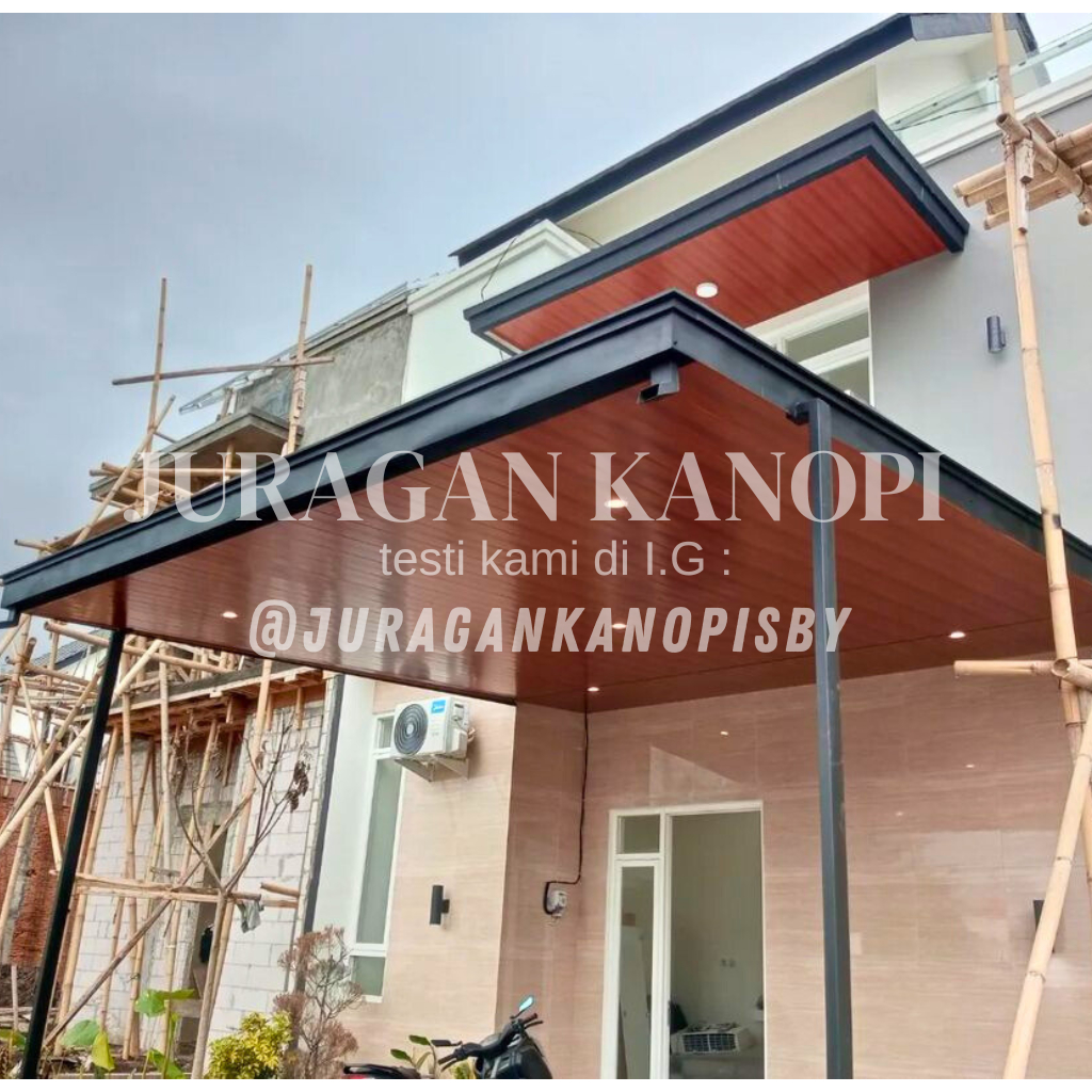 Jual Kanopi plafon pvc atap spandek minimalis terpasang | Shopee Indonesia
