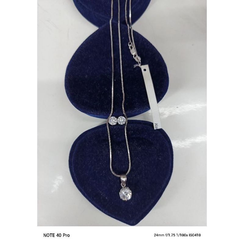 Jual kalung cassandra + gandulan mata desi dan anting giwang tusuk mata ...