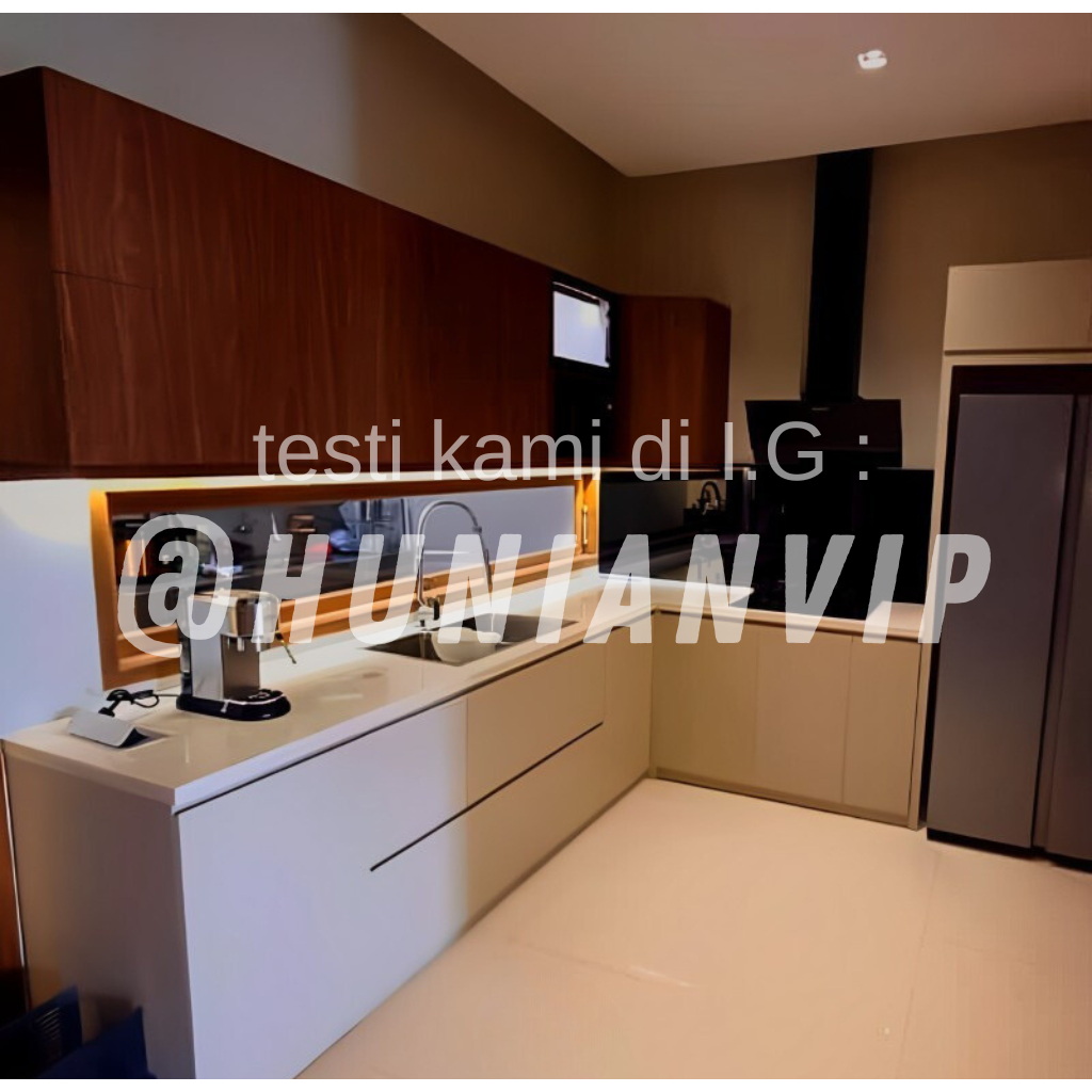 Jual Kabinet rak dapur minimalis / kitchen set full aluminium acp ...