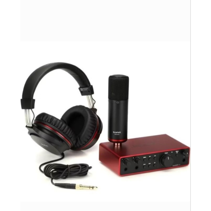 Jual Focusrite scarlett 2i2 studio 4th usb audio interface recording ...