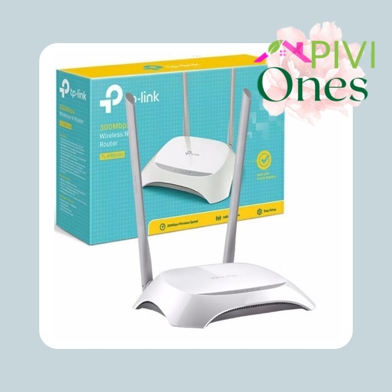 Jual TPLink TL-WR840N Router Wireless WiFi 300Mbps 2 Antena TP-Link TL ...