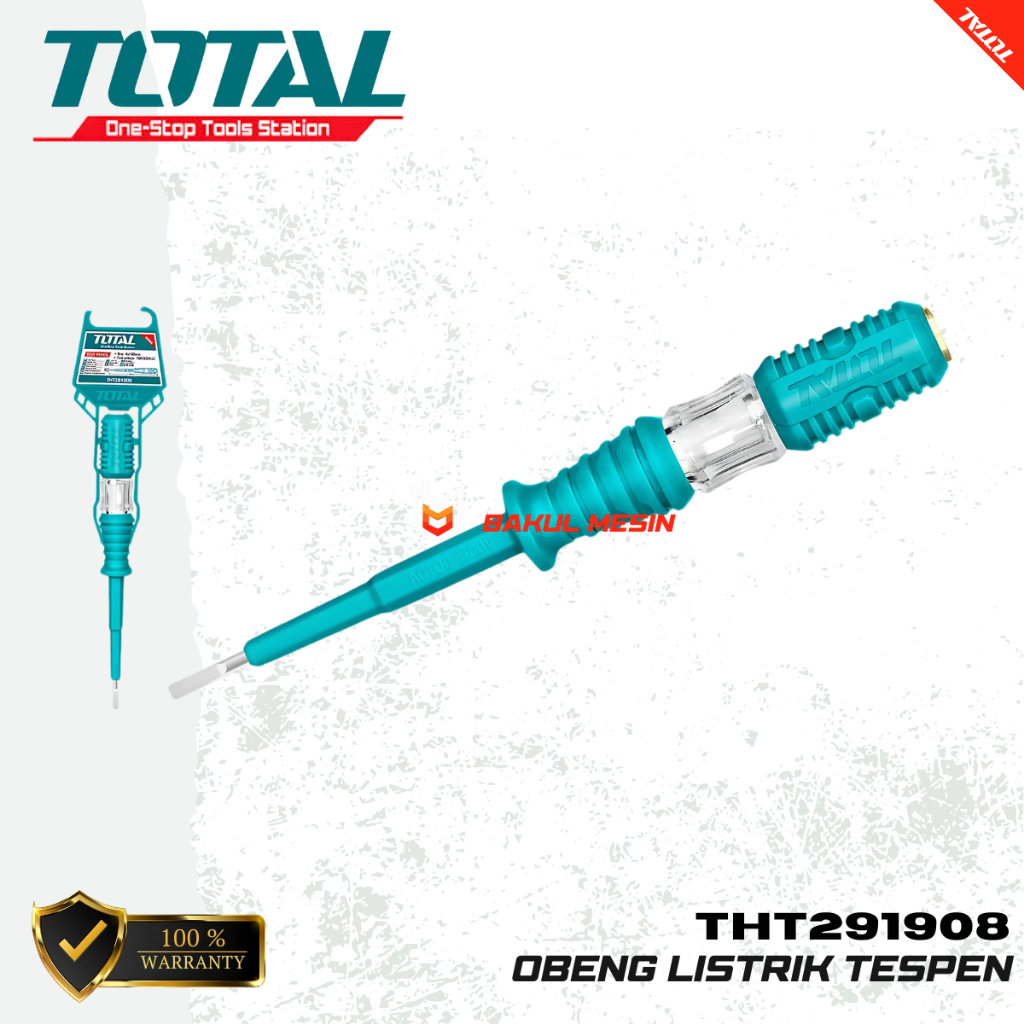 Jual TOTAL THT291908 obeng listrik tespen test pen obeng | Shopee Indonesia